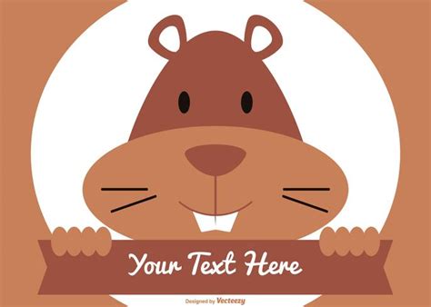 Cute Flat Style Gopher Illustration 167342 Vector Art At Vecteezy