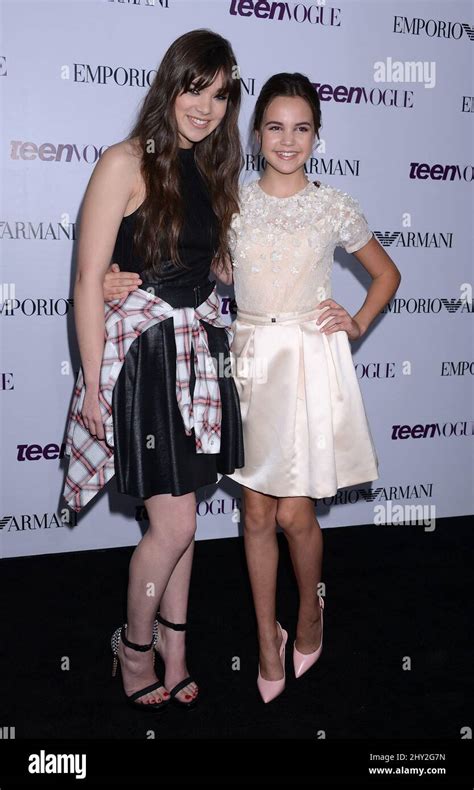 Hailee Steinfeld And Bailey Madison Attending The Teen Vogue Party In Los Angeles California