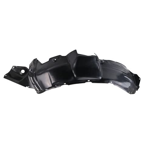 Trq Front Left Inner Fender Liner Black Drivers Side Fits Select 2004
