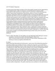 ACT 575 Module 7 Responses Docx ACT 575 Module 7 Responses You Did A Great Job Describing Non