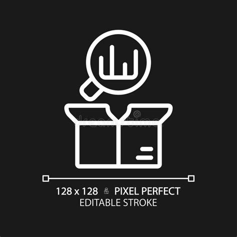 2d Customizable Analytics Linear Icon Stock Vector Illustration Of Line Vector 284323455