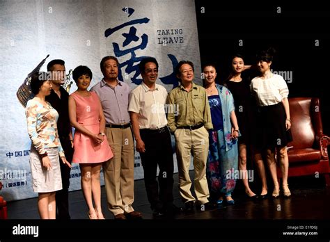 Beijing Wang Xiaoying China 3rd June 2014 Cast Members Pose For Photos At The Press