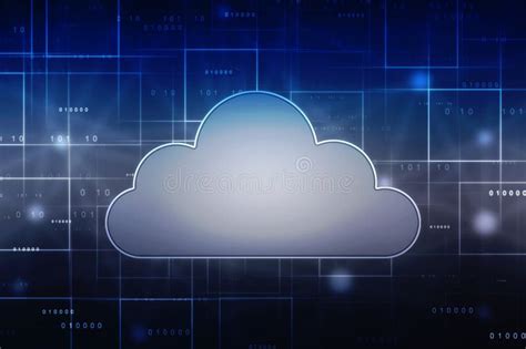 Digital Data Network Connection Background Internet Data Storage Data Cloudcloud Computing