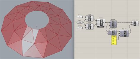 how to make surface from differently rotated curve grasshopper