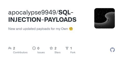 Github Apocalypse9949sql Injection Payloads New And Updated