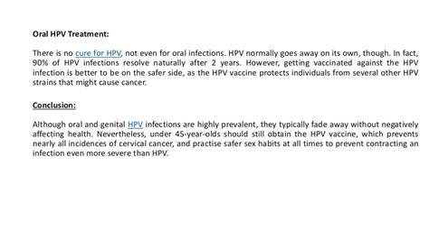 Mouth And Throat Cancer Hpv Transmission During Oral Sex Pptx