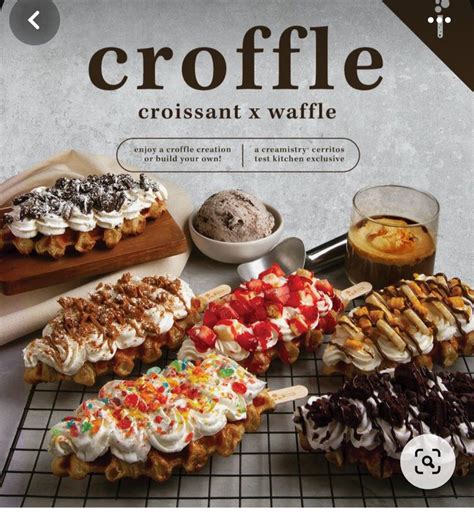 Croffle Menu Poster Free Template Design Artofit