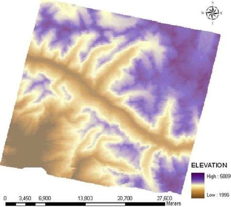 Cartosat 1 Derived 90 M Spatial Resolution Dem Download Scientific