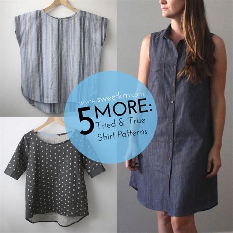 Wholecloth 5 More Tried And True Shirt Patterns