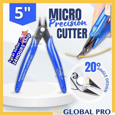 Pcafc 5 Playar Mucung Tirus Mini Plier Pemotong Wayar Cutter Wire Cutting Cable Wire Stripper