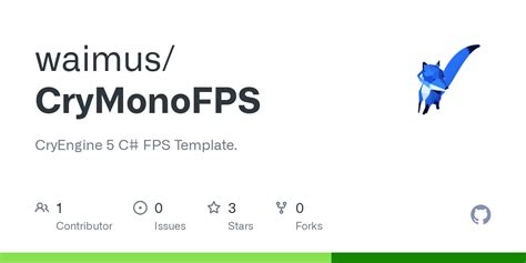 github waimus crymonofps cryengine 5 c fps template