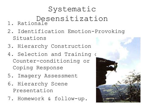 Ppt Systematic Desensitization Powerpoint Presentation Id261790