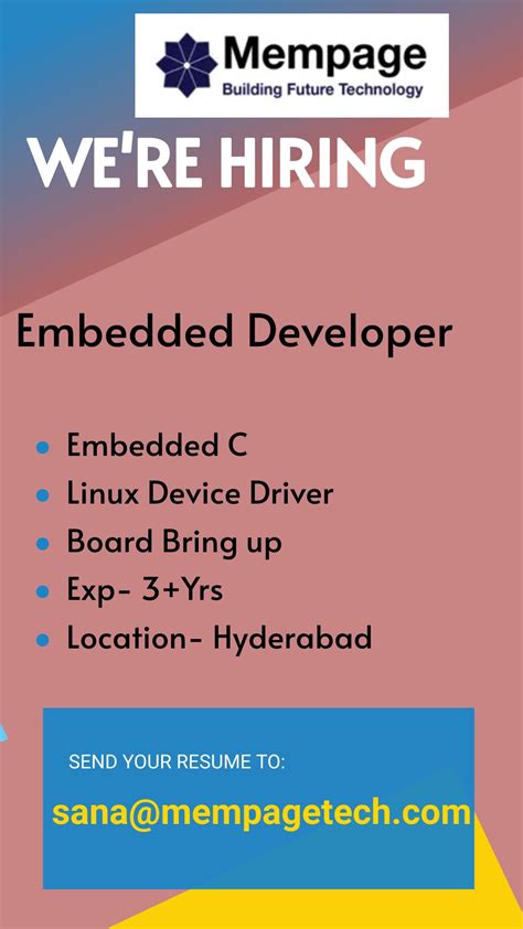 Sana P On Linkedin Hiring Hyderabad Embedded Linuxdevicedriver Boardbringup