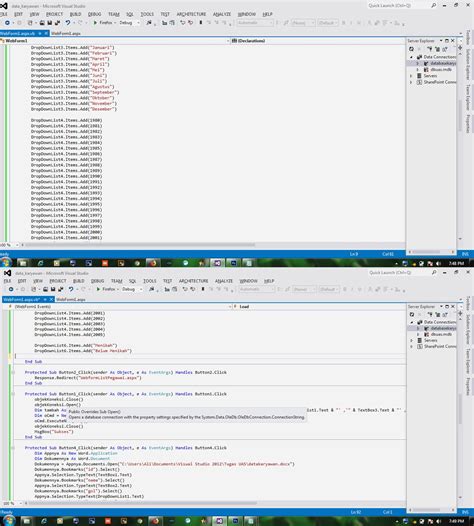 Informasi Dunia It Tutorial Menghubungkan Antara Visual Basic Dengan