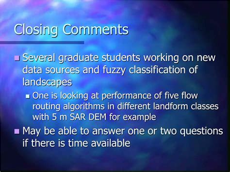 Ppt Terrain Analysis Tools For Routing Flow And Calculating Upslope Contributing Areas