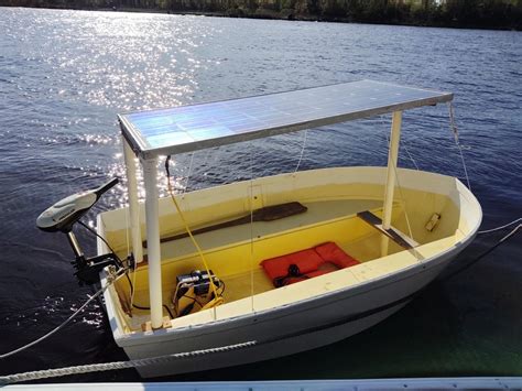 Successful Test Run Of My New Solar Powered Dinghy Today Not The
