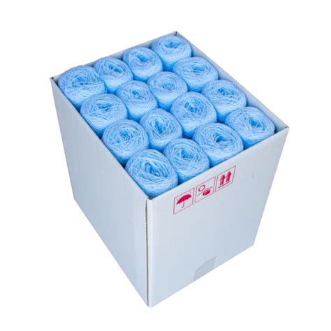 Hilo Cristal Azulado Devanado 64 Bolas De 38 42 Gramos