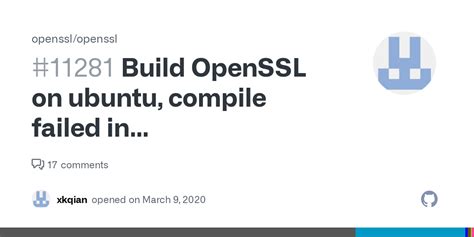 Build Openssl On Ubuntu Compile Failed In X8632providerslegacyso · Issue 11281 · Openssl