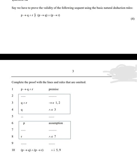 solved say we have to prove the validity of the following