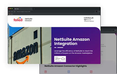 Netsuite Erp Amazon Integration Connector Folio3