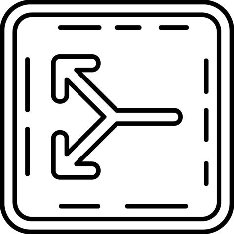 Split Line Icon 36535804 Vector Art At Vecteezy