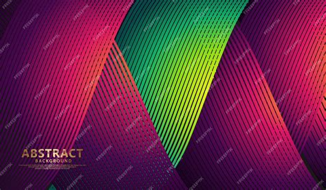 Premium Vector Abstract Flow Lines Background With Elegant And Futuristic Gradation Color For