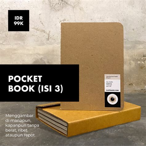 Jual Pocket Book Ilustrasee Secret Club A6 Isi 3 Kota Bandung