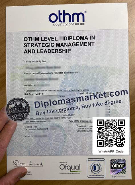 Is It Workthy To Order A Othm Qualifications Certificate