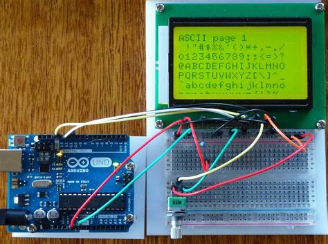 128x64 Parallel Serial GLCD Using ST7920 Controller Sketch Mega2560 Pinout Displays