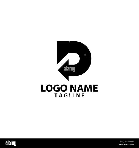 Initial Letter D Arrow Logo Design Vector Stock Vector Image And Art Alamy