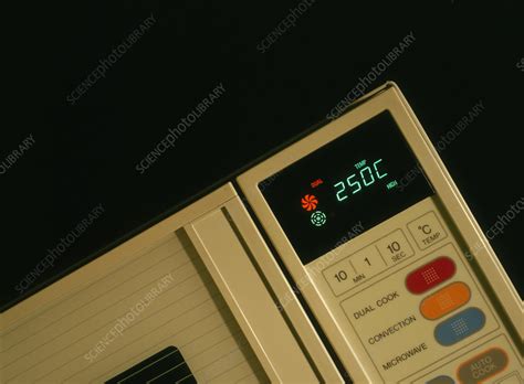 Control Panel Of A Microwave Oven Stock Image T540 0062 Science