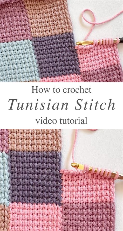 Tunisian Simple Stitch Crochet