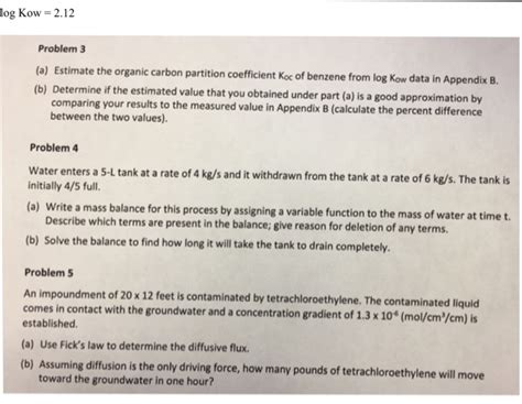 Estimate The Organic Carbon Partition Coefficient