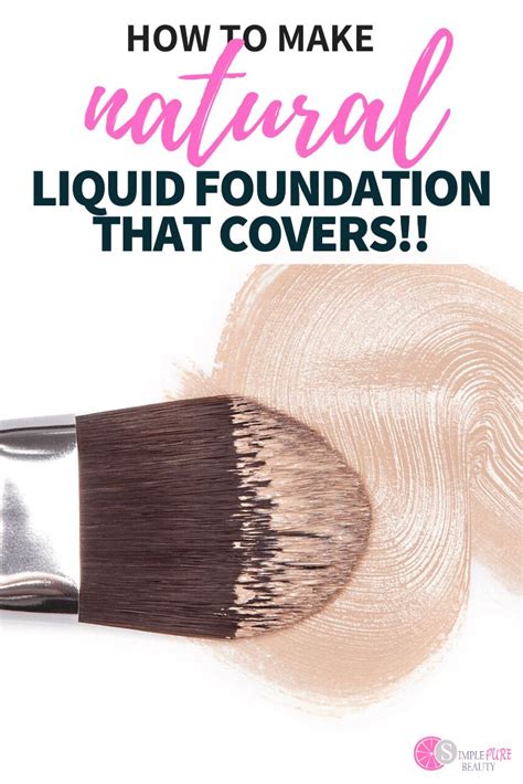 5 Diy Foundation Recipes You Have To Try Diy Makeup Foundation Diy
