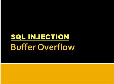 Ceh Series Mengenal Sql Injection And Buffer Overflow Edy Susanto