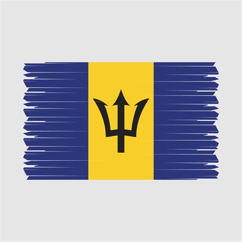Barbados Flag Vector 21683433 Vector Art At Vecteezy