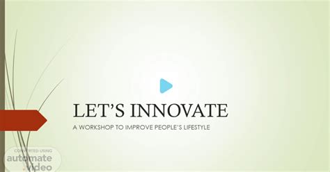 Lets Innovate Automatevideo