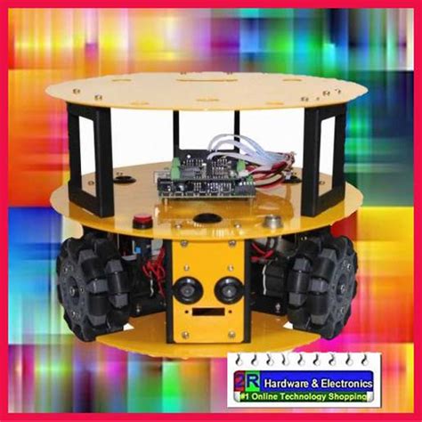 jual nexus 3wd 100mm omni wheel mobile robot kit kota surabaya 2r hardware and electronic