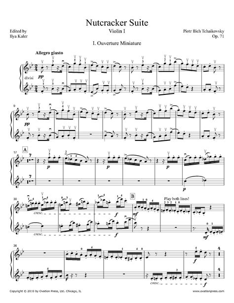 Top Nutcracker Suite Tchaikovsky Sheet Music