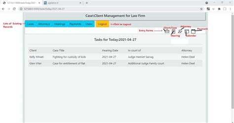 Case Management Software For Lawyers A Flask Postgresql Project Csveda