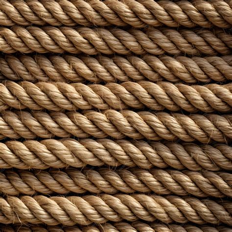 Premium Ai Image Jute Rope Texture
