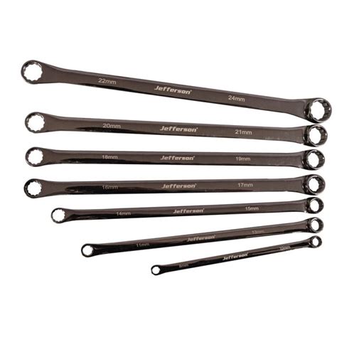 Jefferson Extra Long 7 Piece Double End Ring Spanner Set Welding And Safety Supplies Ireland
