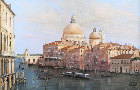 Clive Madgwick ‘santa Maria Della Salute Venice 20th Century Oil