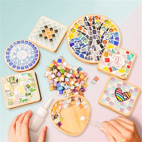 타일공예 컵받침 냄비받침 타일조각소품 만들기 패키지 With 노리프렌즈 네이버 블로그