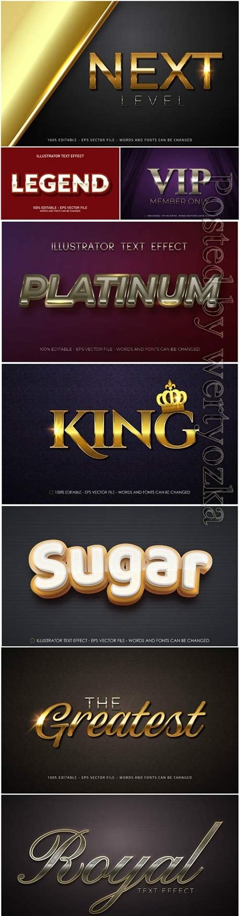 Download 3d Editable Text Style Effect Vector Vol 9 Desirefxcom