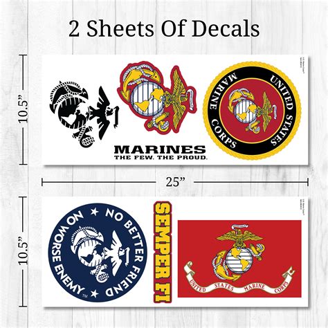 Us Us Marine Corps Seal Wall Window Vinyl Decal Sticker Us Air Force