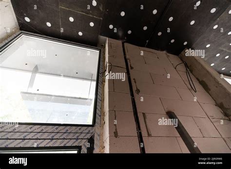 Interior Construction Building Site And Electrical Installation Stock Photo Alamy