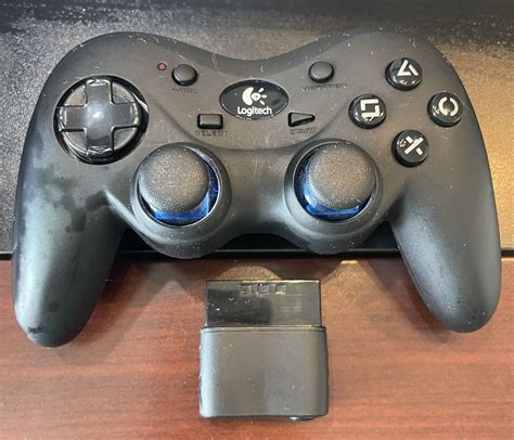 Logitech G X2d11 Ps2 Playstation 2 Wireless Cordless Action Controller W Dongle Ebay