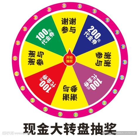现金抽奖大转盘设计图 广告设计 广告设计 设计图库 昵享网nipic Cn