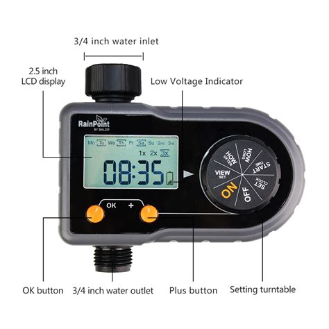 Programmable Hose Timer Water Timer Irrigation Sys Vicedeal